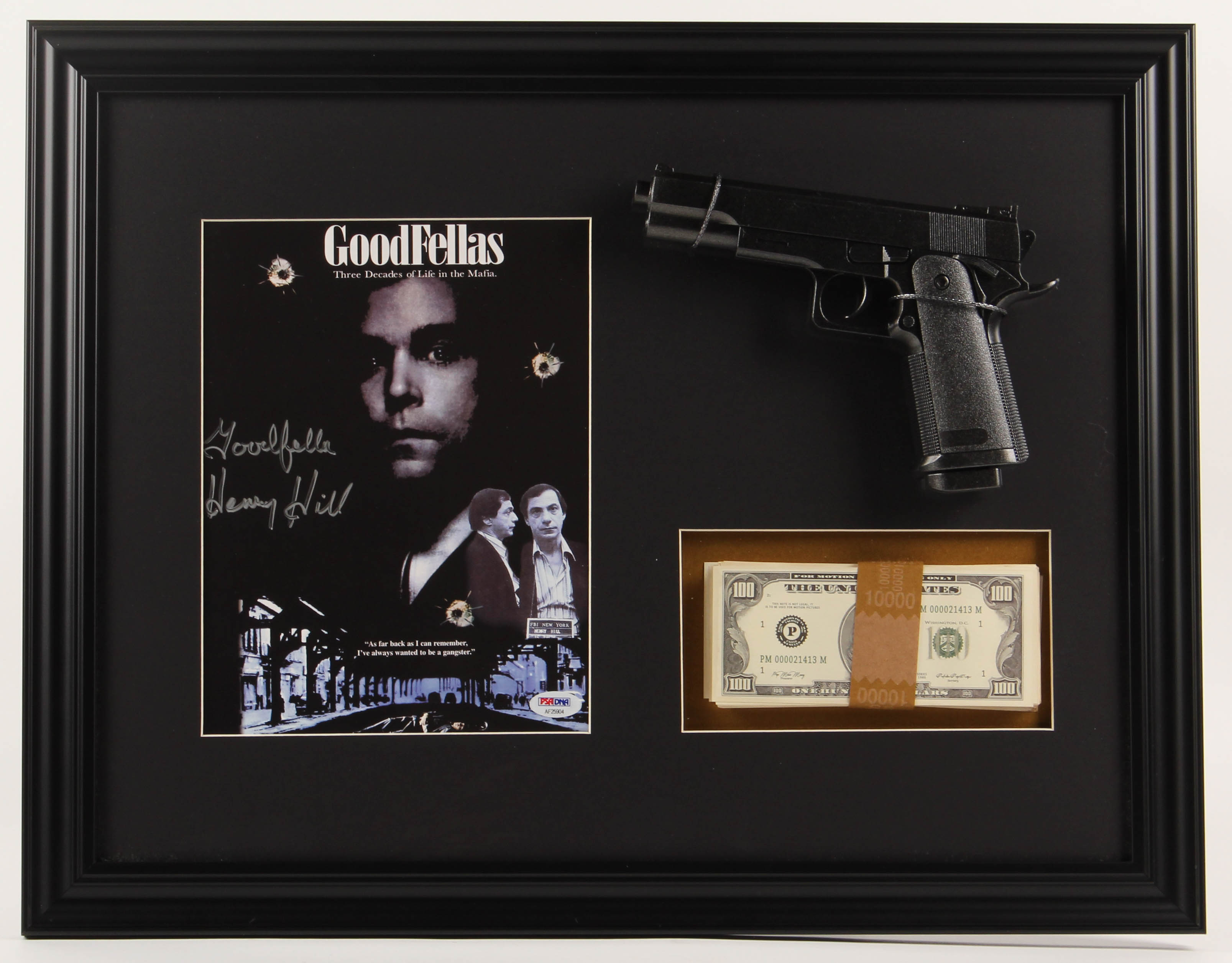 Henry Hill Signed "Goodfellas" 17.5x22.5 Custom Framed Print Display ...