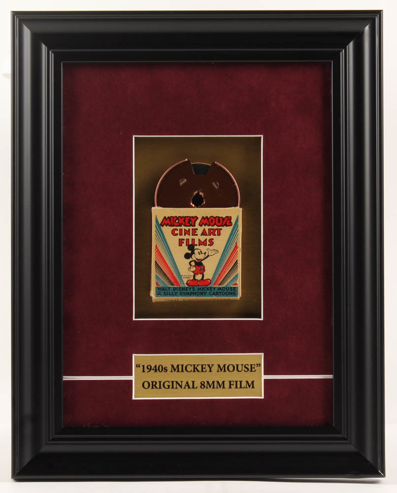 Vintage "Mickey Mouse" 10x12.5 Custom Framed 1940s Vintage 8mm Film ...
