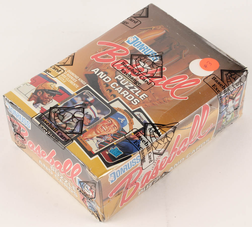 1987 Donruss Baseball Wax Box With (36) Packs (bbce Certified