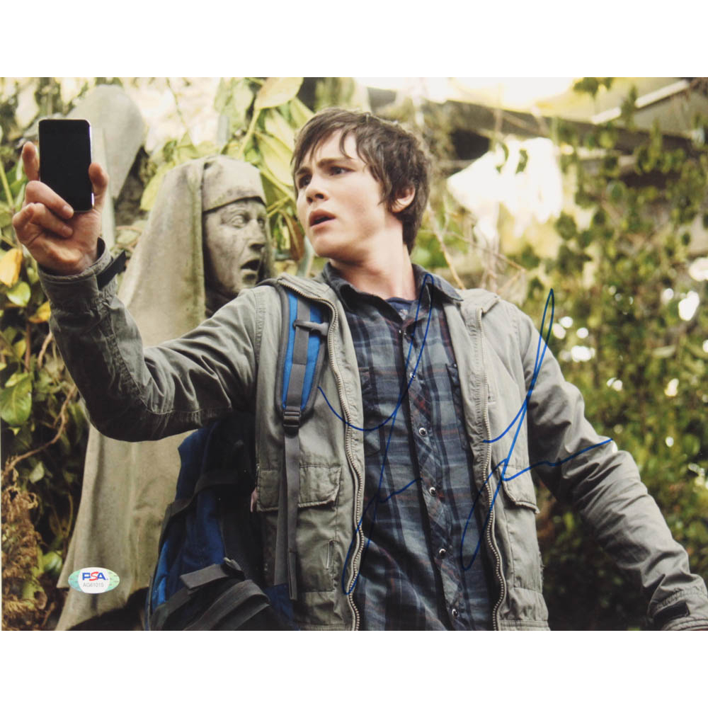 Logan Lerman Signed "Percy Jackson & the Olympians: The Lightning Thief ...