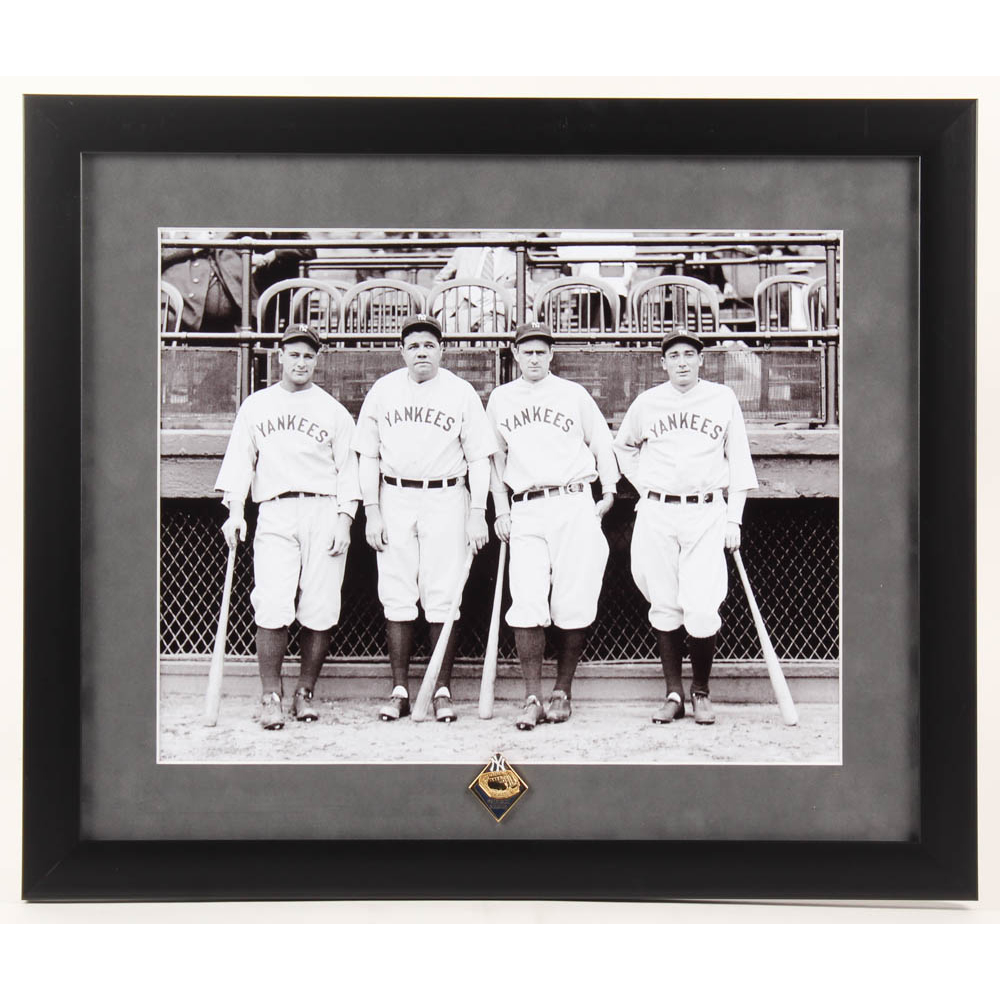 Murderers' Row Yankees 16x19 Custom Framed Photo Display with Babe Ruth ...
