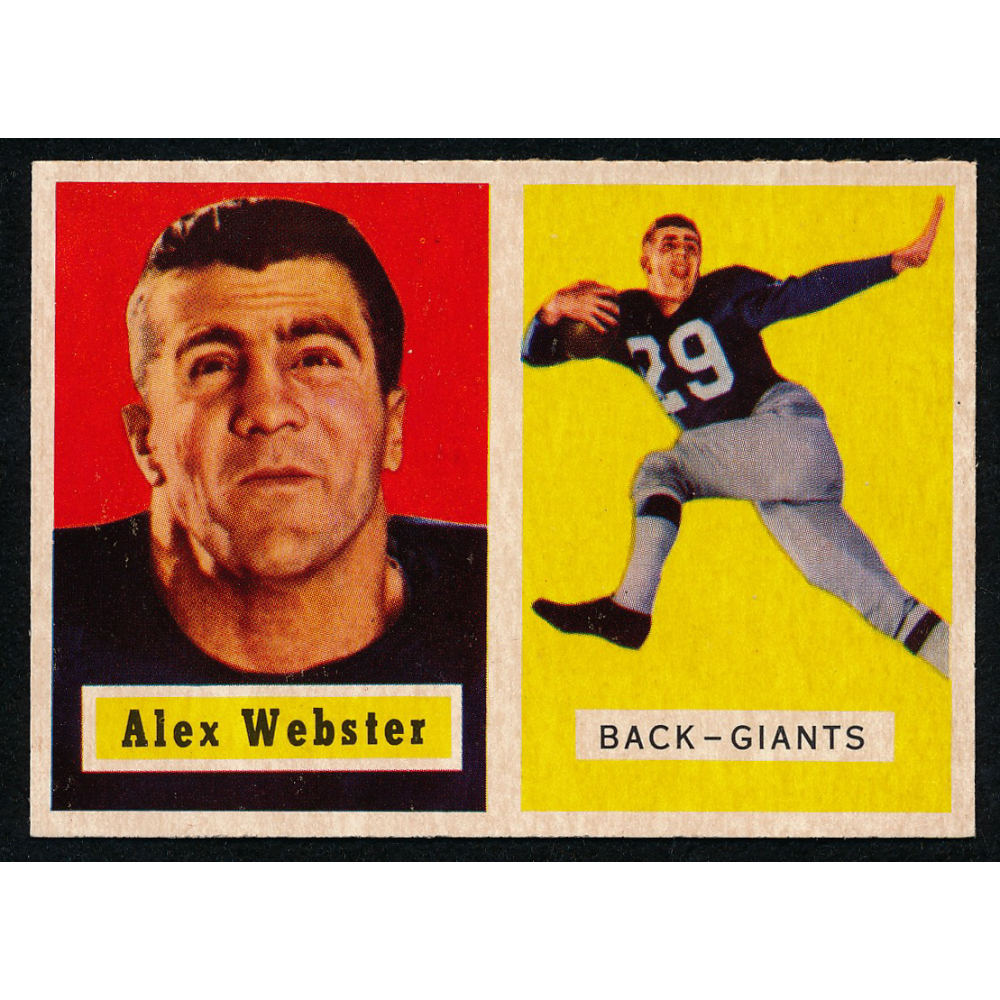 Alex Webster 1957 Topps #121 (Altered) | Pristine Auction