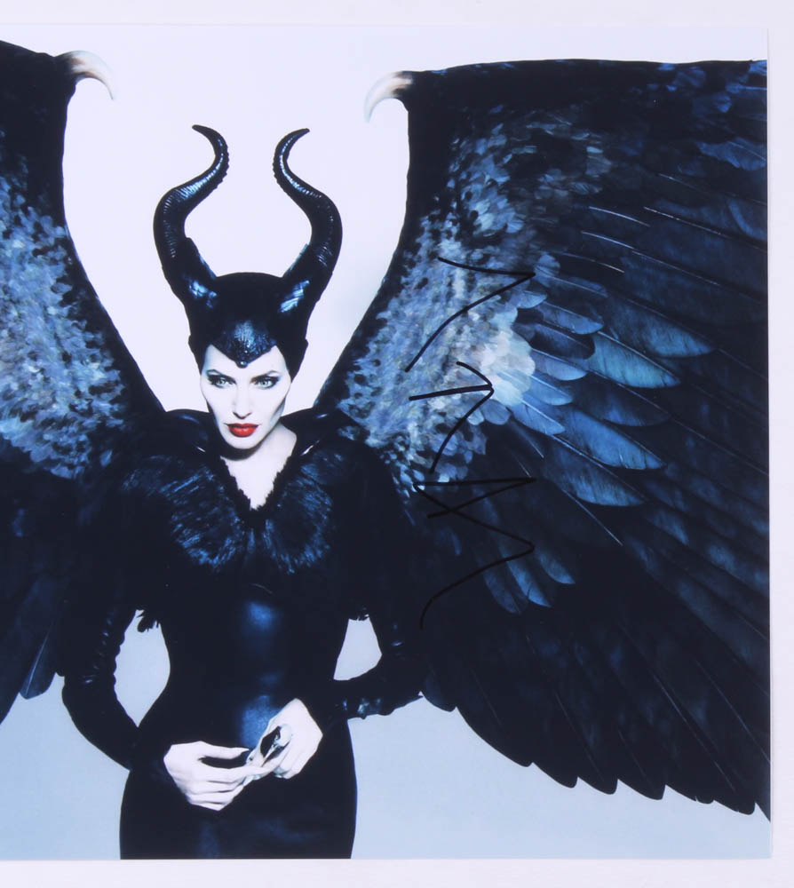 Angelina Jolie Signed "Maleficent" 11x14 Photo (PSA COA) | Pristine Auction