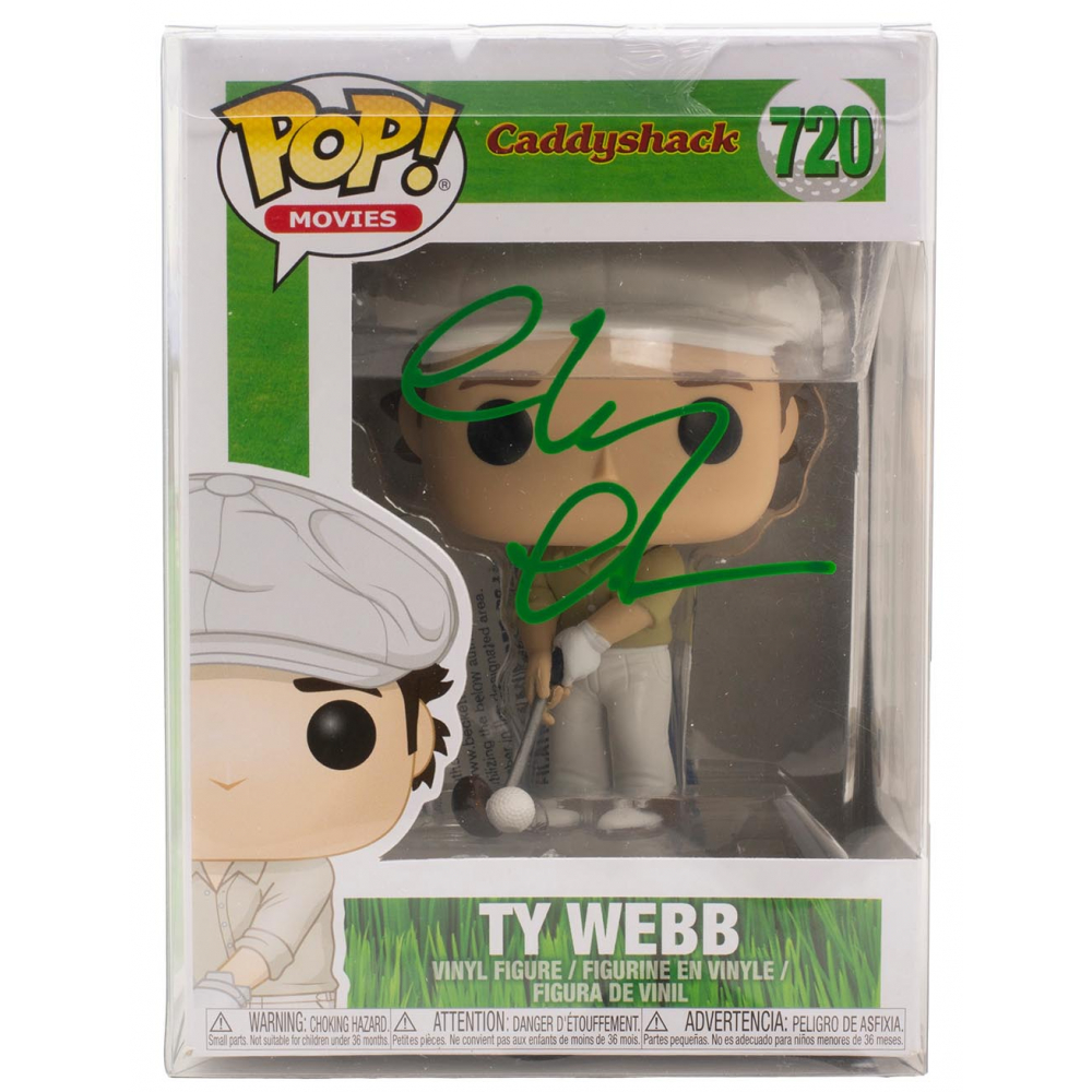 Chevy Chase Signed "Caddyshack" #720 Ty Webb Funko Pop! Vinyl Figure ...