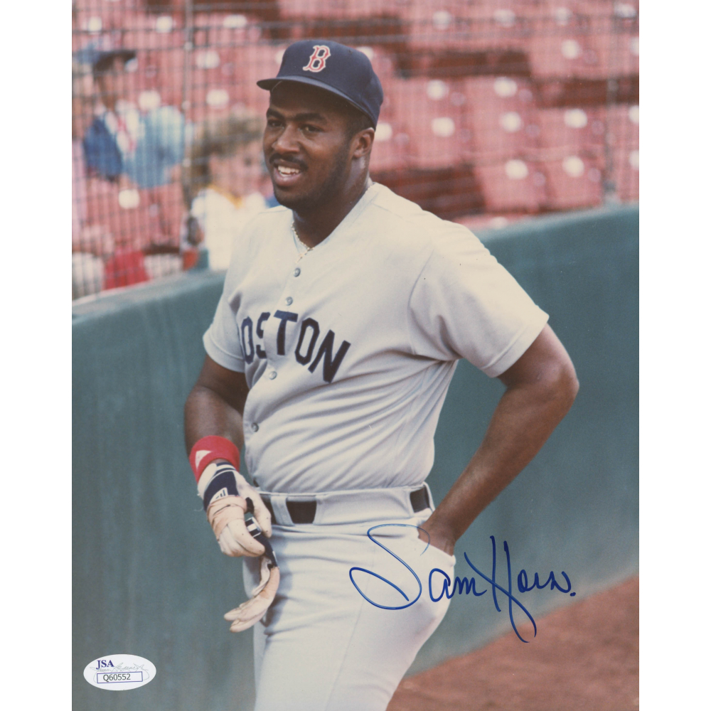 Sam Horn Signed Red Sox 8x10 Photo (JSA COA) | Pristine Auction