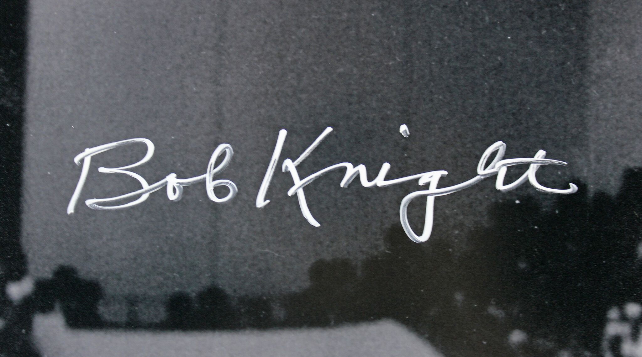 Bobby Knight & Phil Bova Signed Indiana Hoosiers 16x20 Photo Inscribed ...