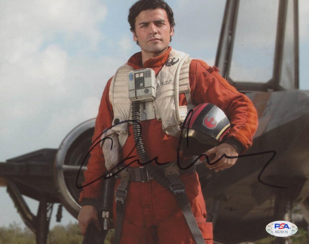Oscar Isaac Signed "Star Wars: The Force Awakens" 8x10 Photo (PSA COA ...