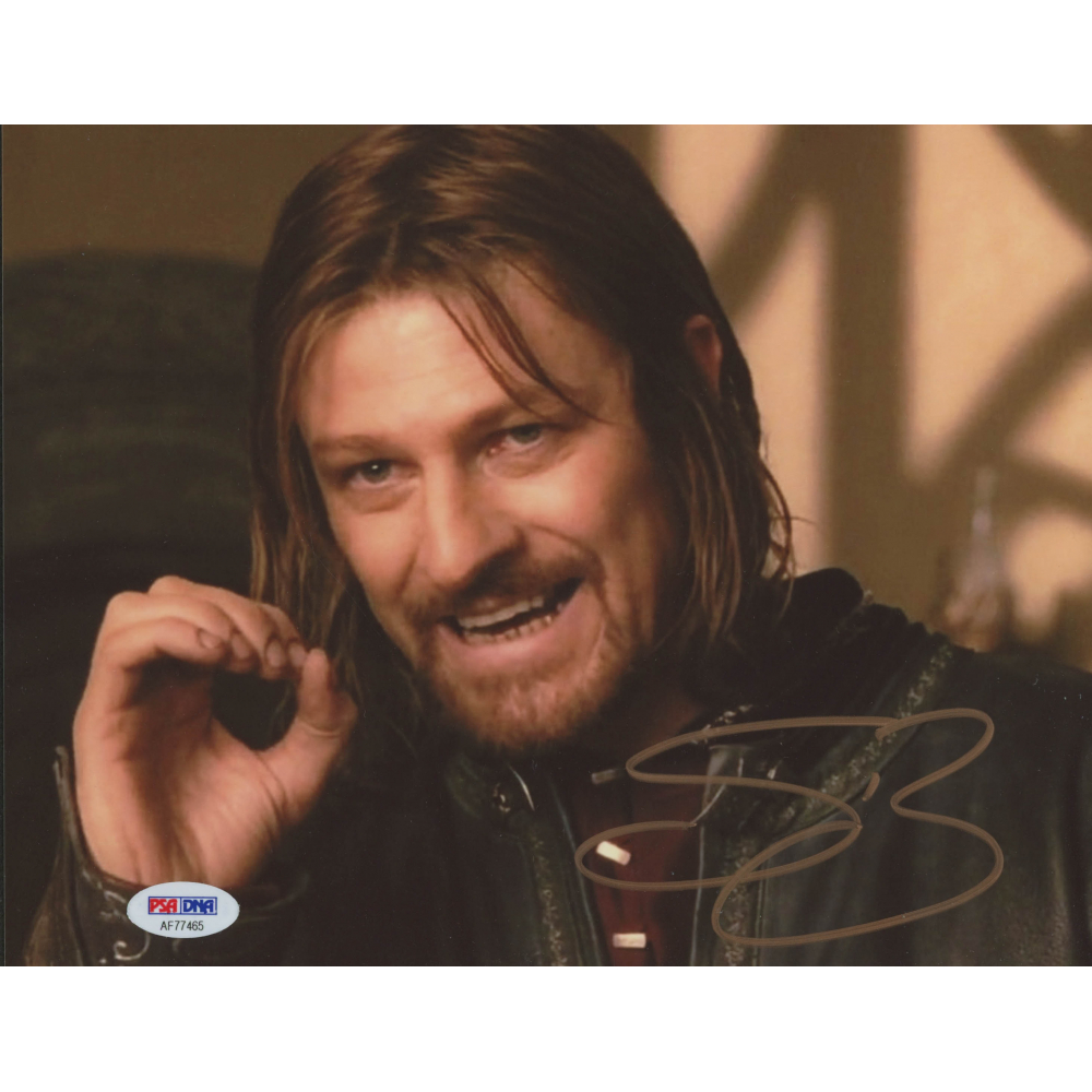 Sean Bean Signed "Lord of The Rings" 8x10 Photo (PSA COA) | Pristine ...