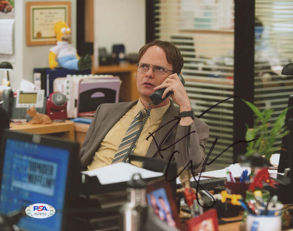 Rainn Wilson Signed "The Office" 8x10 Photo (PSA COA) | Pristine Auction
