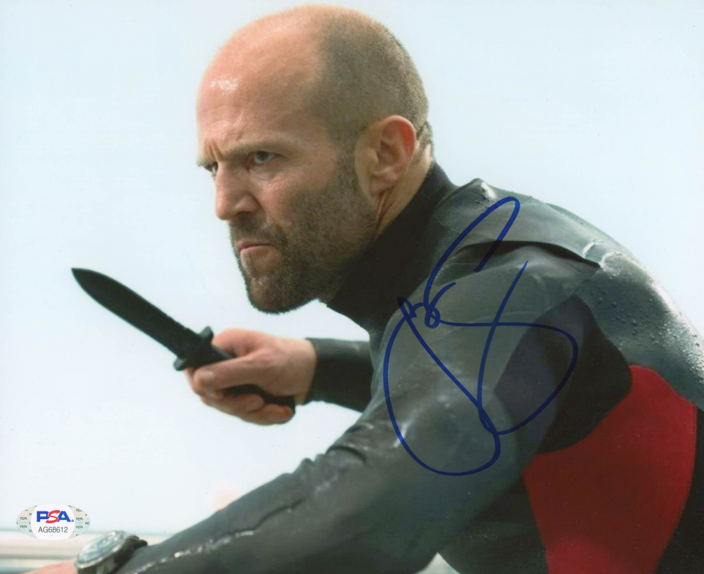 Jason Statham Signed "The Mechanic" 8x10 Photo (PSA Holgoram ...