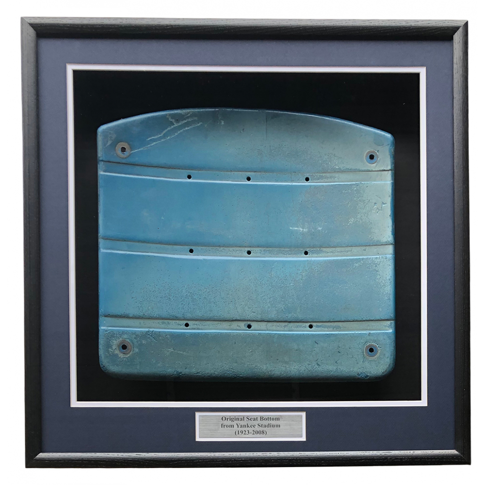 Authentic New York Yankees Stadium Seat Bottom 24x24x4 Shadowbox ...
