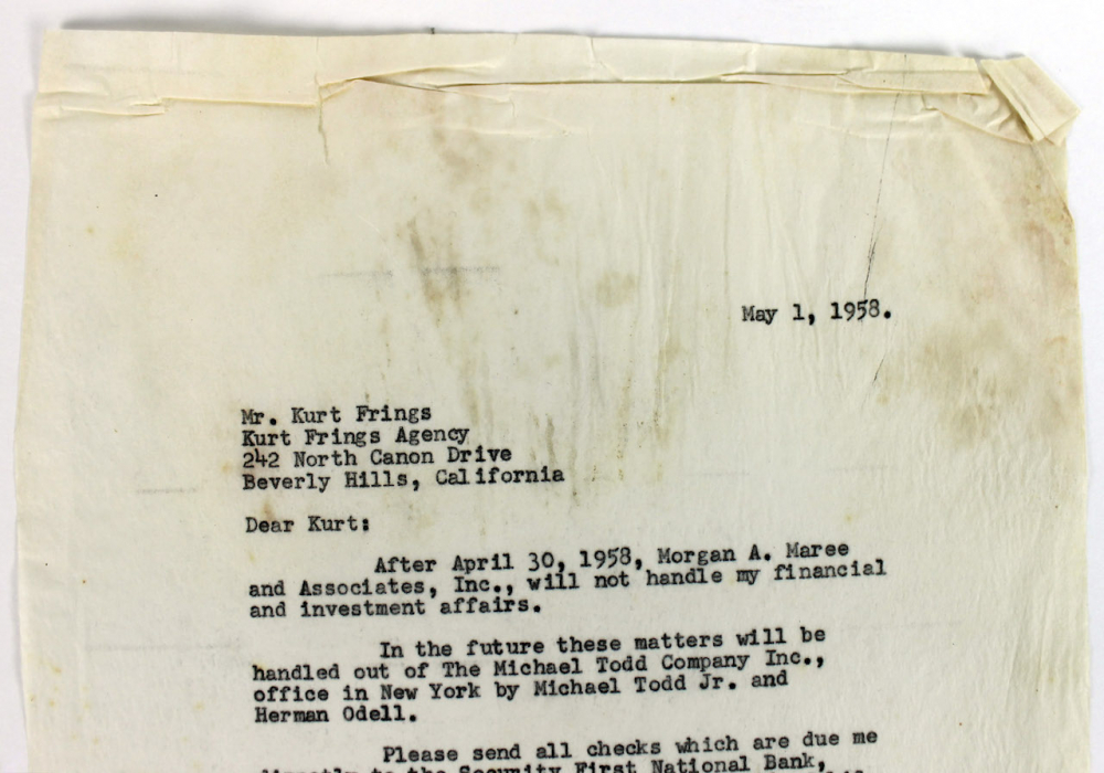 Elizabeth Taylor Signed Authentic Letter (Beckett LOA) | Pristine Auction