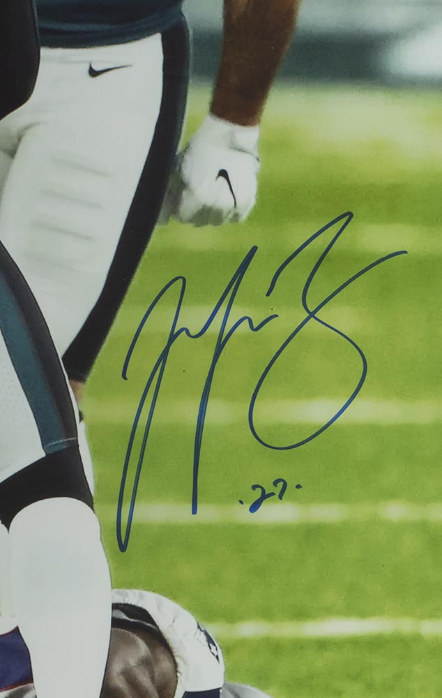 Malcom Jenkins Signed Eagles 22x27 Custom Framed Photo Display with ...