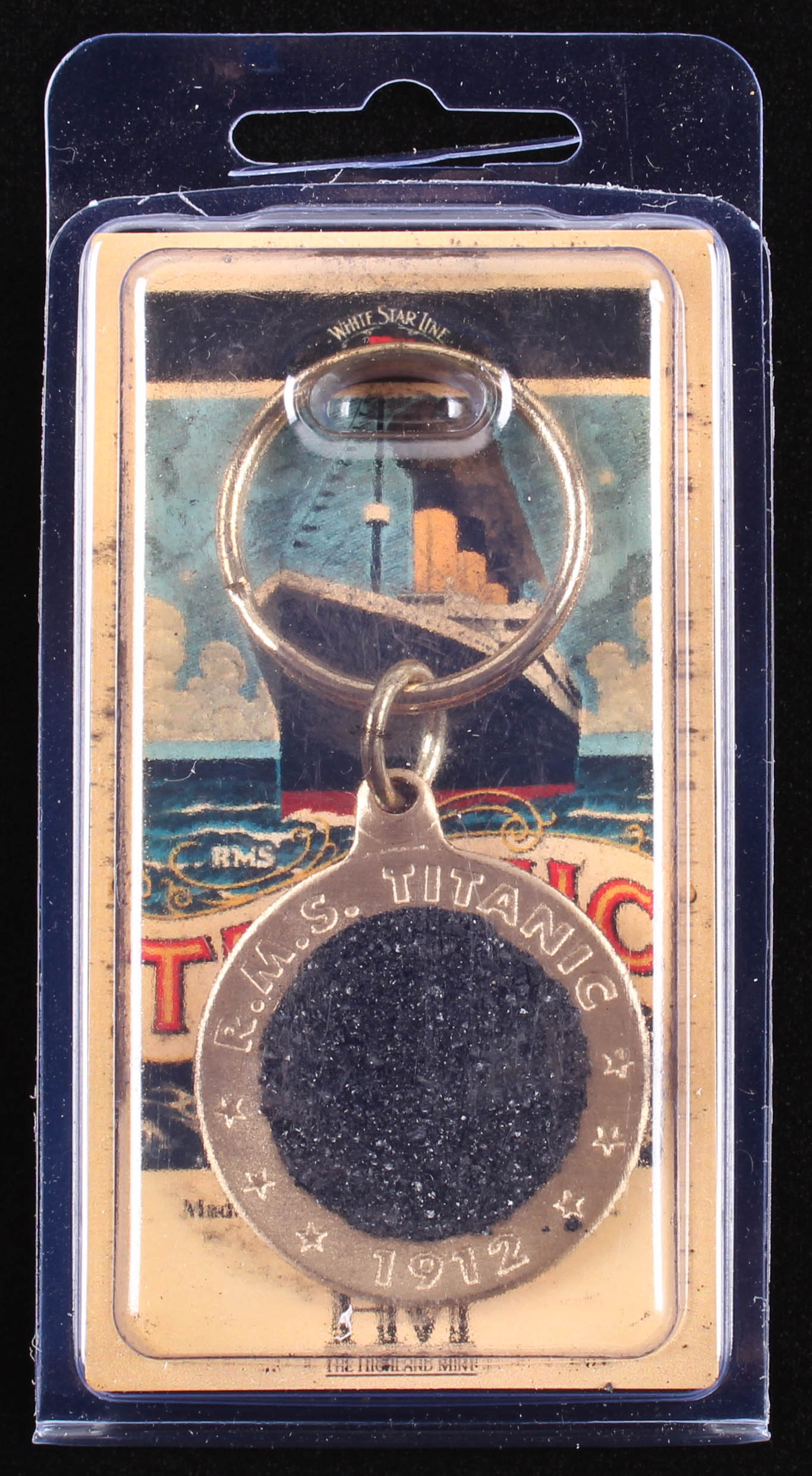 Authentic Coal From Titanic Wreckage in Bronze Keychain (RMS Titanic ...