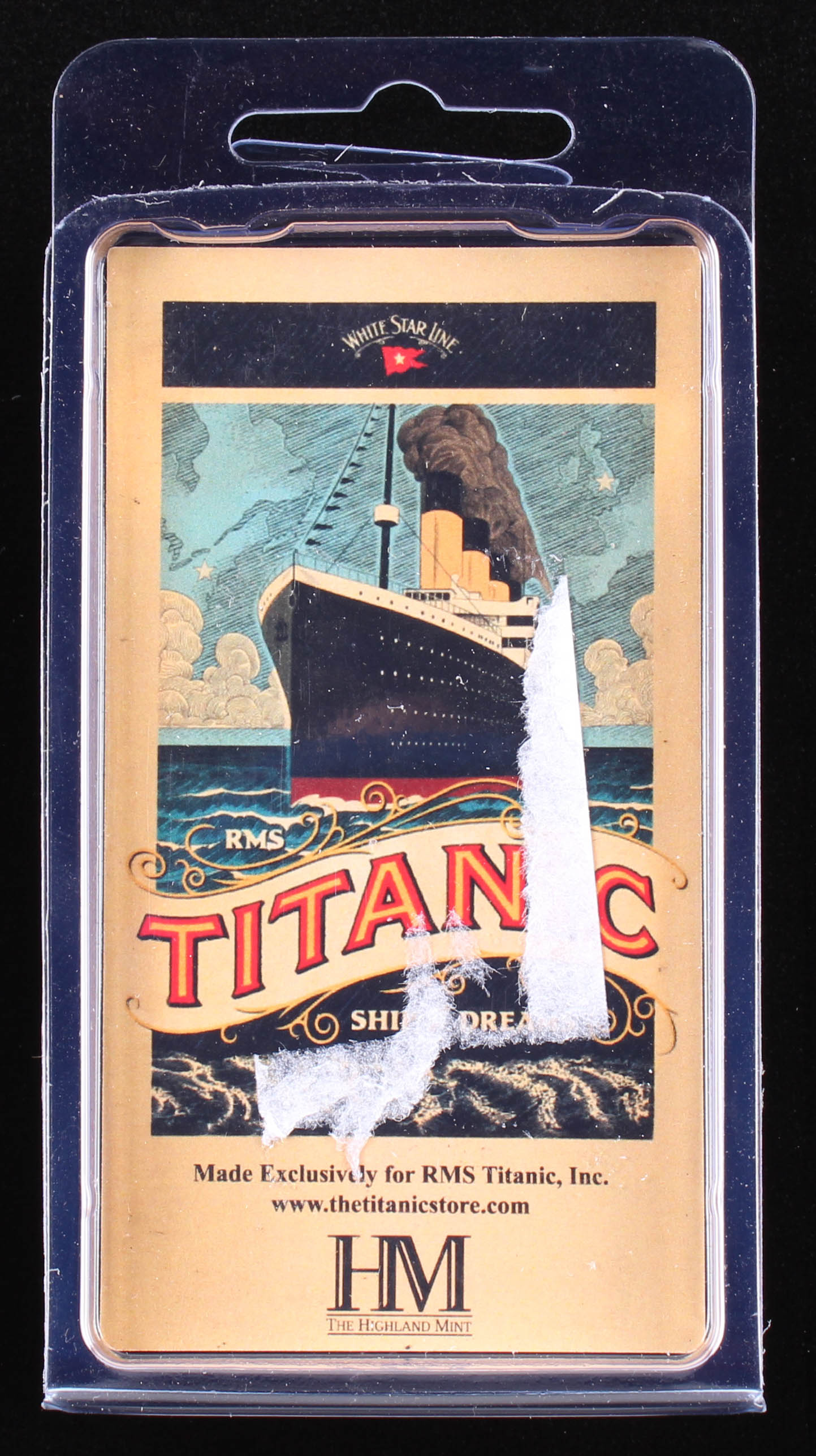 Authentic Coal From Titanic Wreckage in Bronze Keychain (RMS Titanic ...