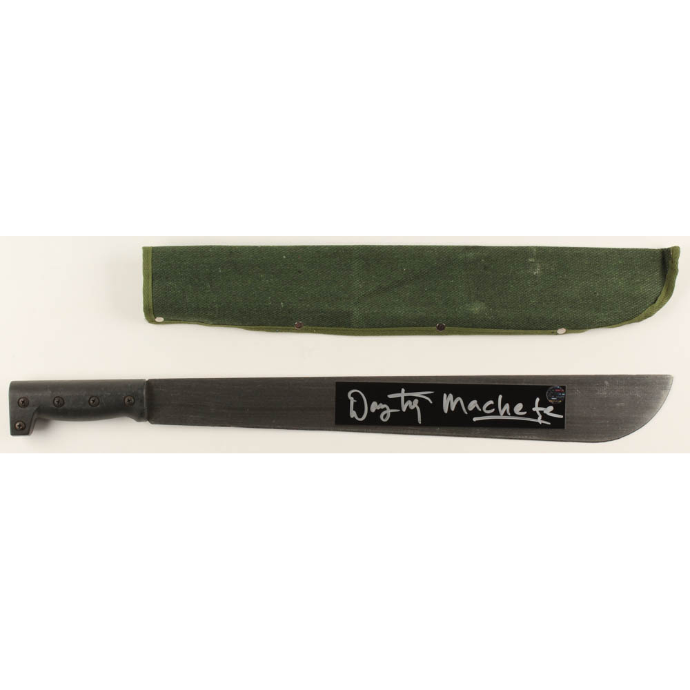 Danny Trejo Signed "Machete" 23" Steel Machete Inscribed "Machete ...