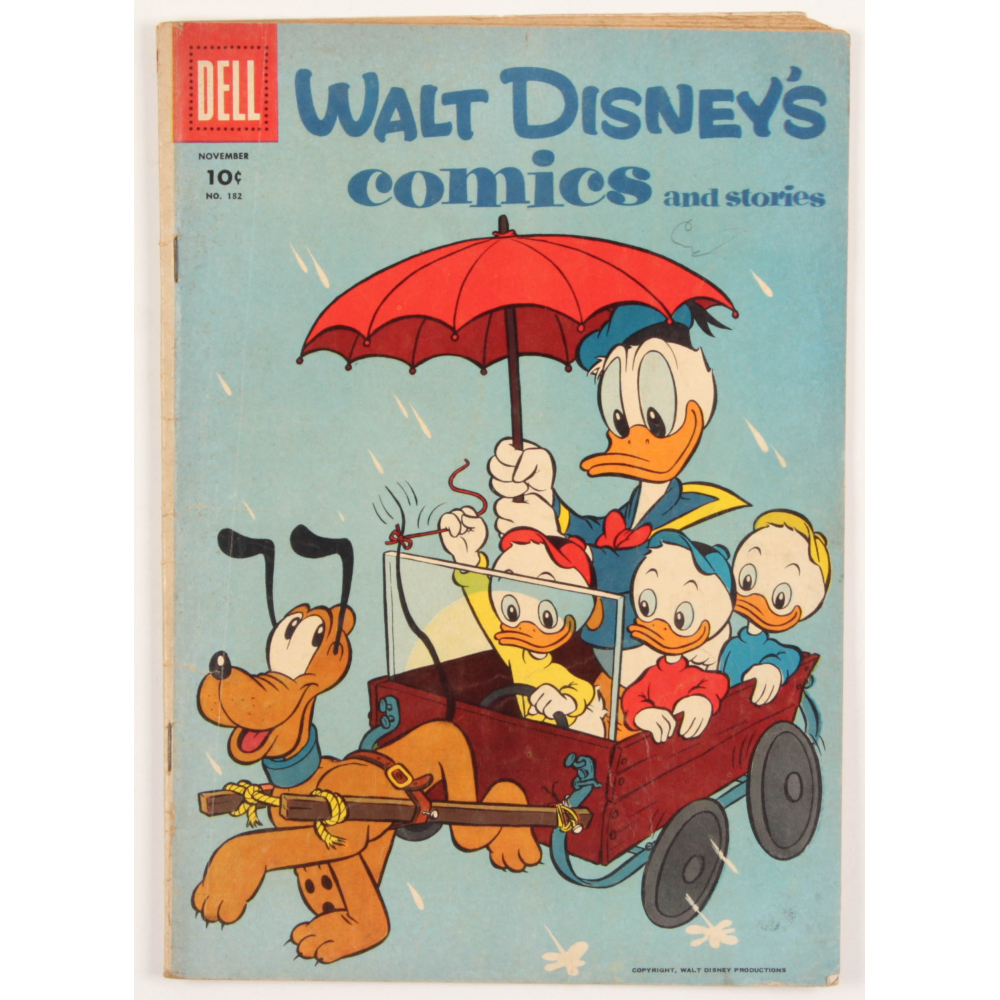 Vintage 1955 "Walt Disney's Comics and Stories: Donald Duck" Issue #182 ...