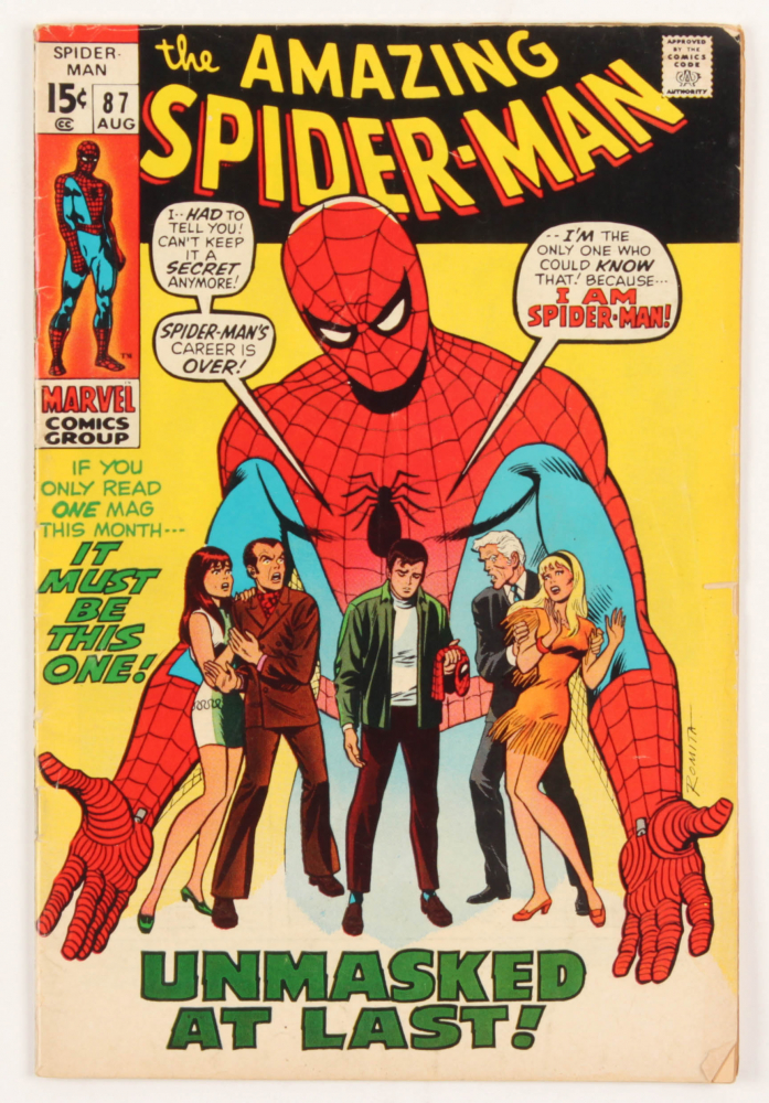 1970 "The Amazing Spider-Man" #87 Marvel Comic Book | Pristine Auction