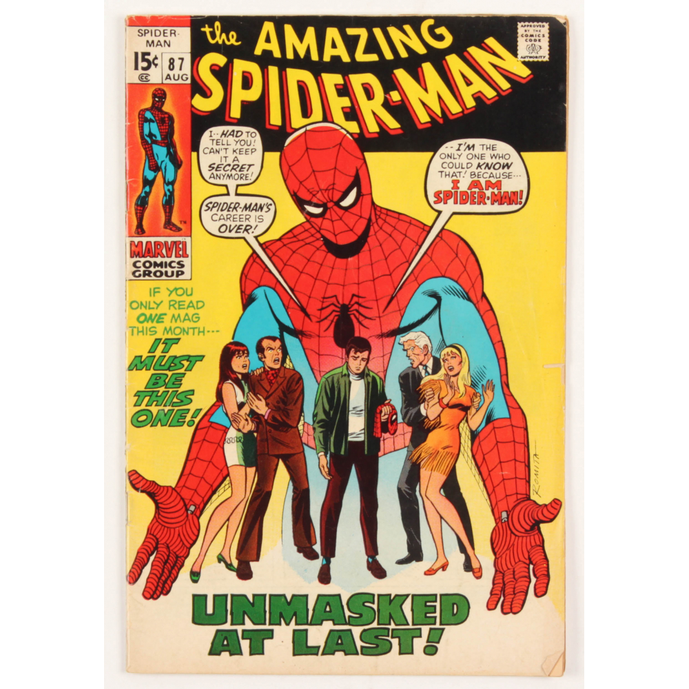 1970 "The Amazing Spider-Man" #87 Marvel Comic Book | Pristine Auction