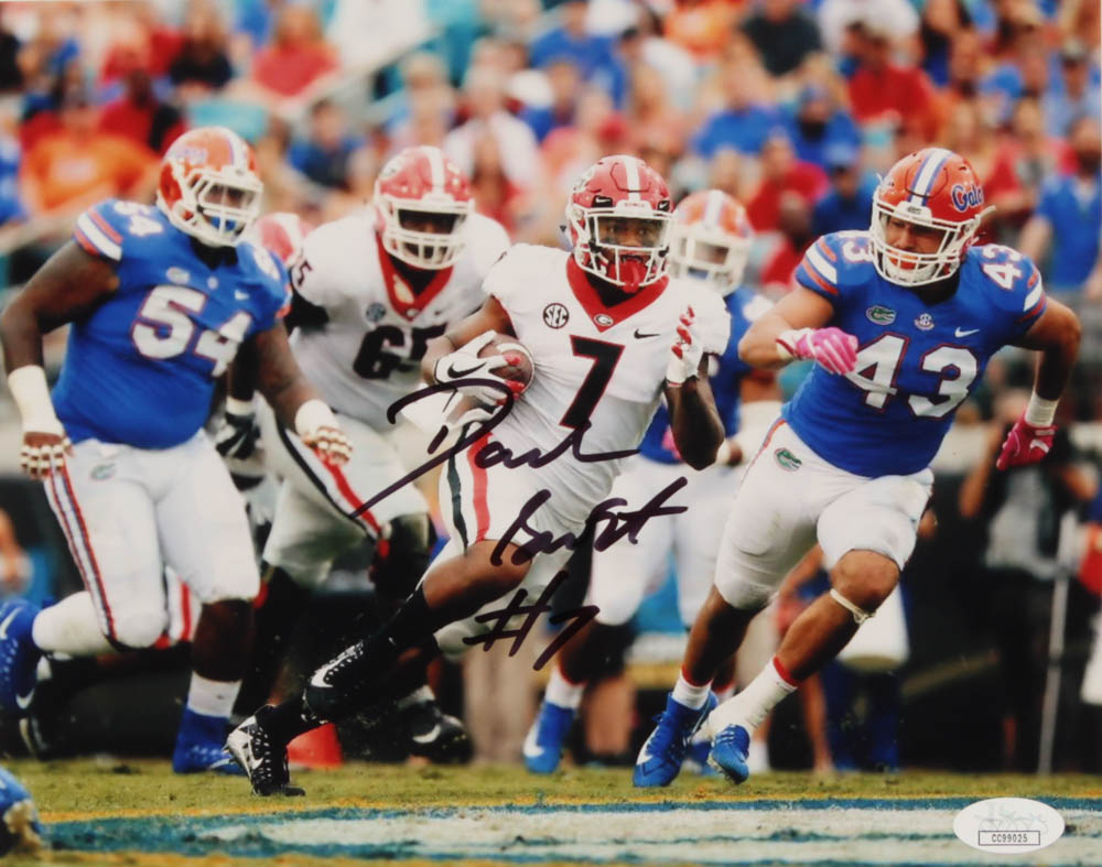 D'Andre Swift Signed Georgia Bulldogs 8x10 Photo (JSA COA) | Pristine ...