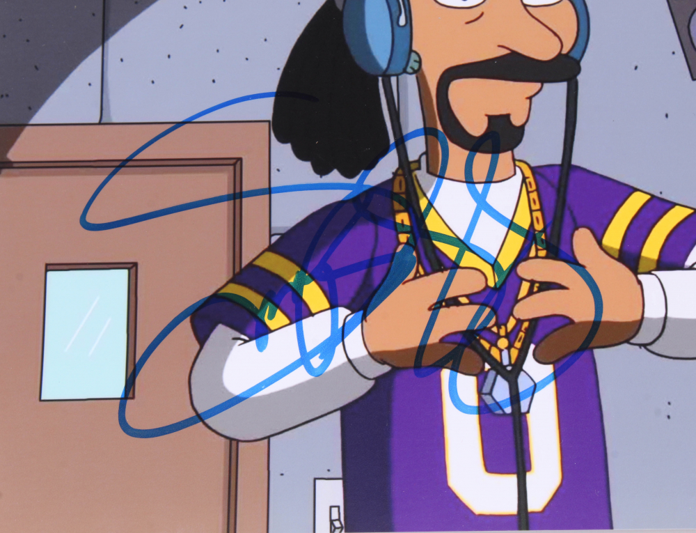 Snoop Dogg Signed "The Simpsons" 8x10 Photo (PSA COA) | Pristine Auction