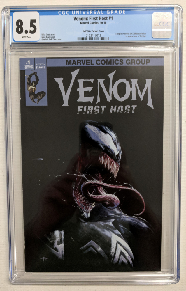 2018 "Venom First Host" Issue #1 Limited Gabriele Dell'Otto Variant ...