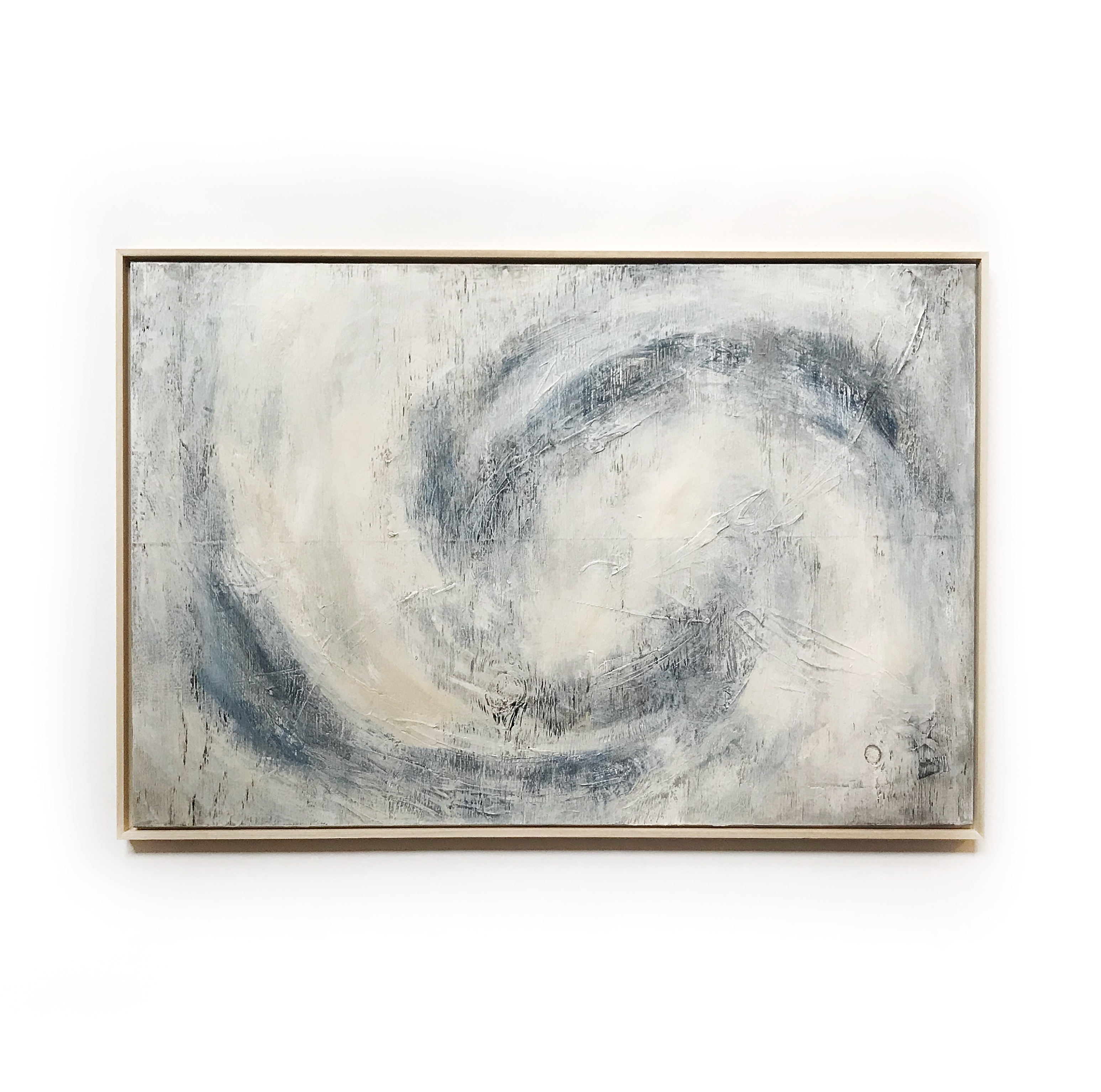Kobie Moore Signed "Give & Take" 31x46 Mixed Media on Wood | Pristine ...