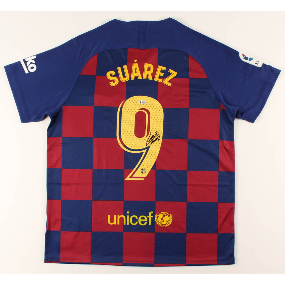 Luis Suarez Signed FC Barcelona Jersey (Beckett COA) | Pristine Auction