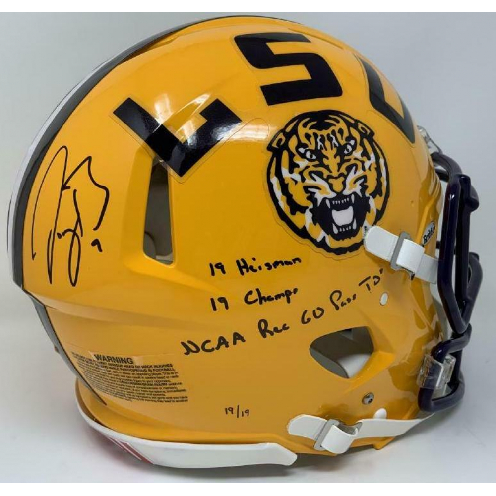 Joe Burrow Signed LSU Tigers LE Full-Size Authentic On-Field Speed ...