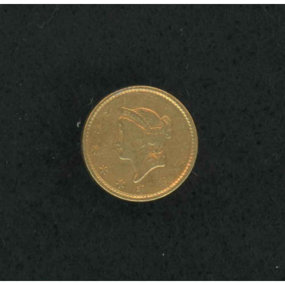1851 $1 One Dollar Gold Coin | Pristine Auction