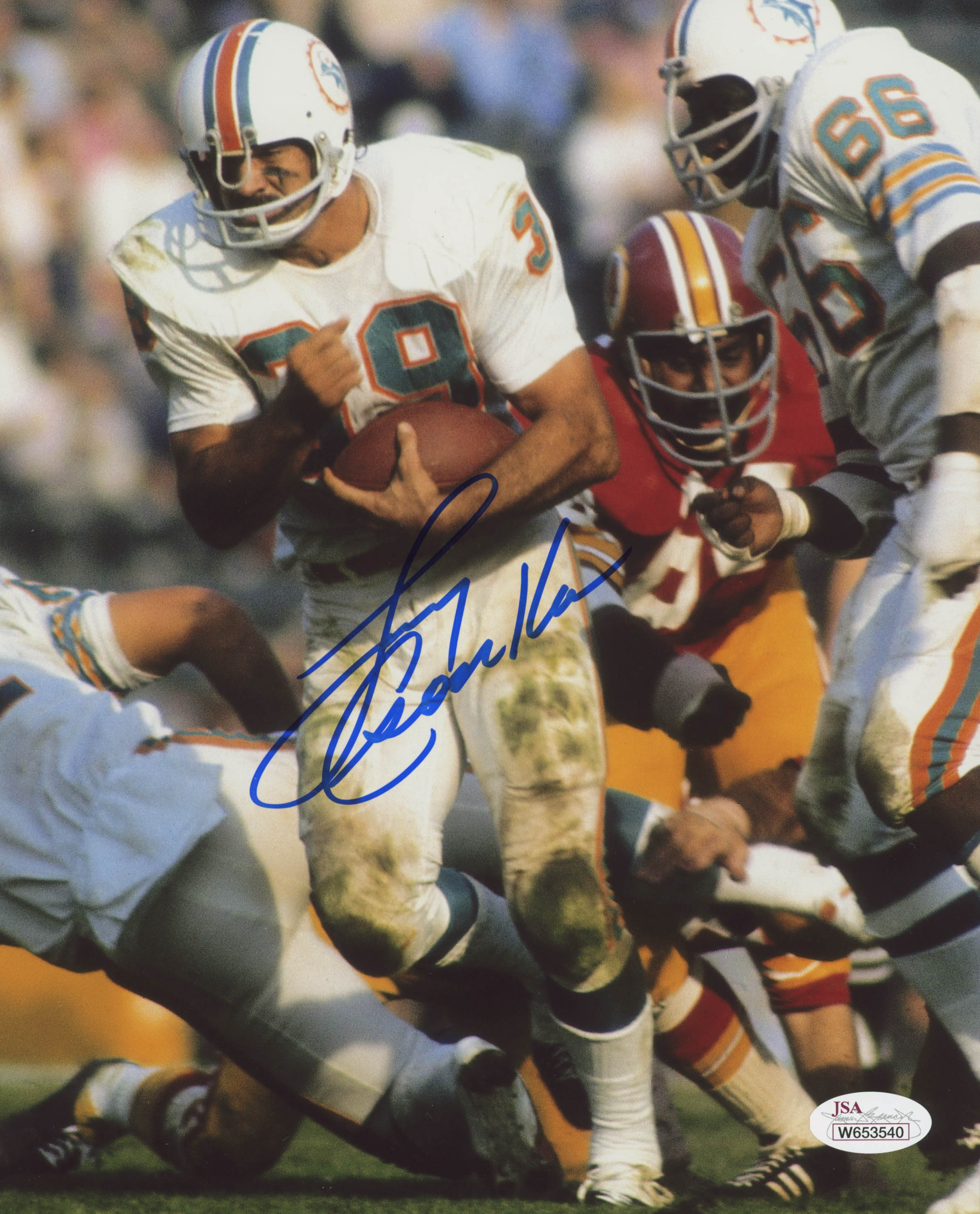 Larry Csonka Signed Dolphins 8x10 Photo (JSA COA) | Pristine Auction