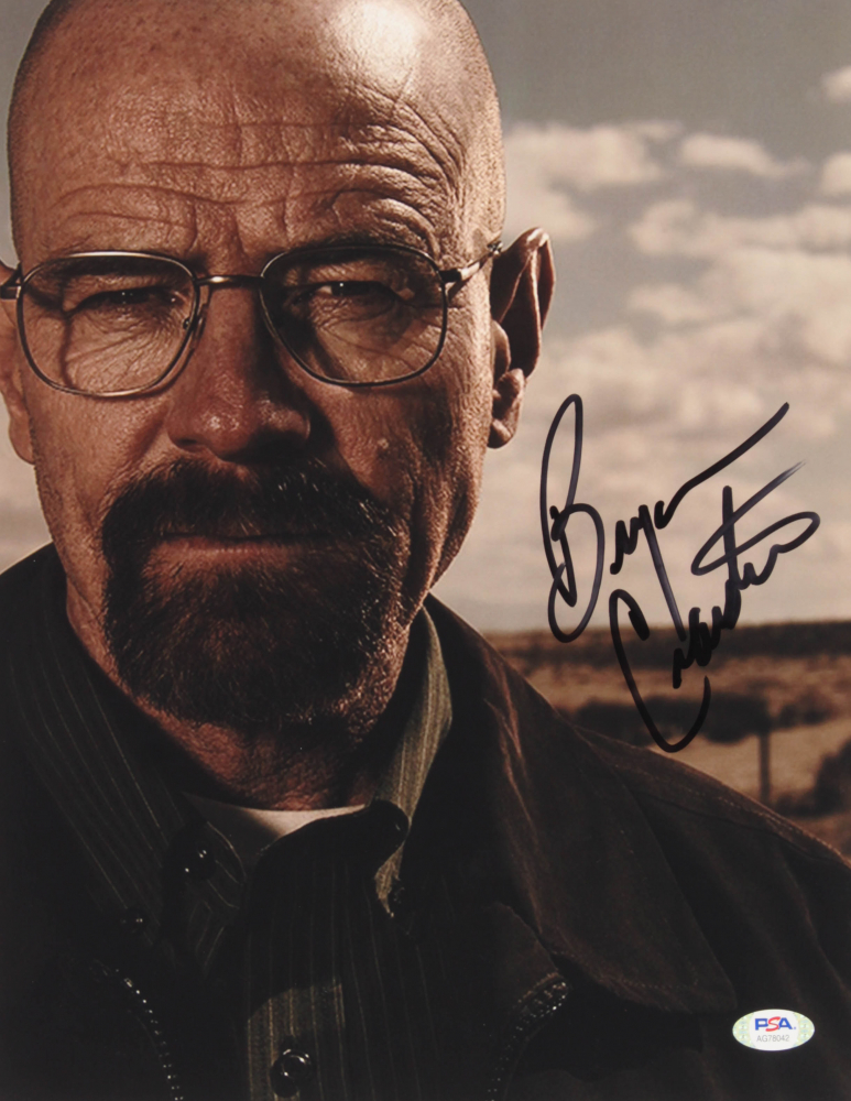 Bryan Cranston Signed "Breaking Bad" 11x14 Photo (PSA COA) | Pristine ...