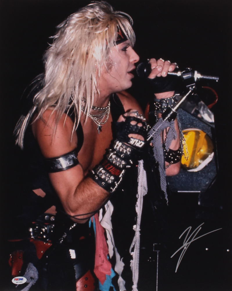 Vince Neil Signed Motley Crue 16x20 Photo (PSA COA) | Pristine Auction