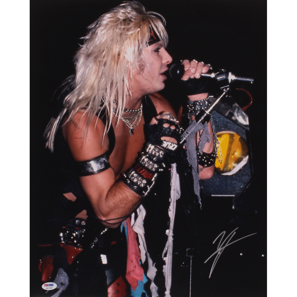 Vince Neil Signed Motley Crue 16x20 Photo (PSA COA) | Pristine Auction