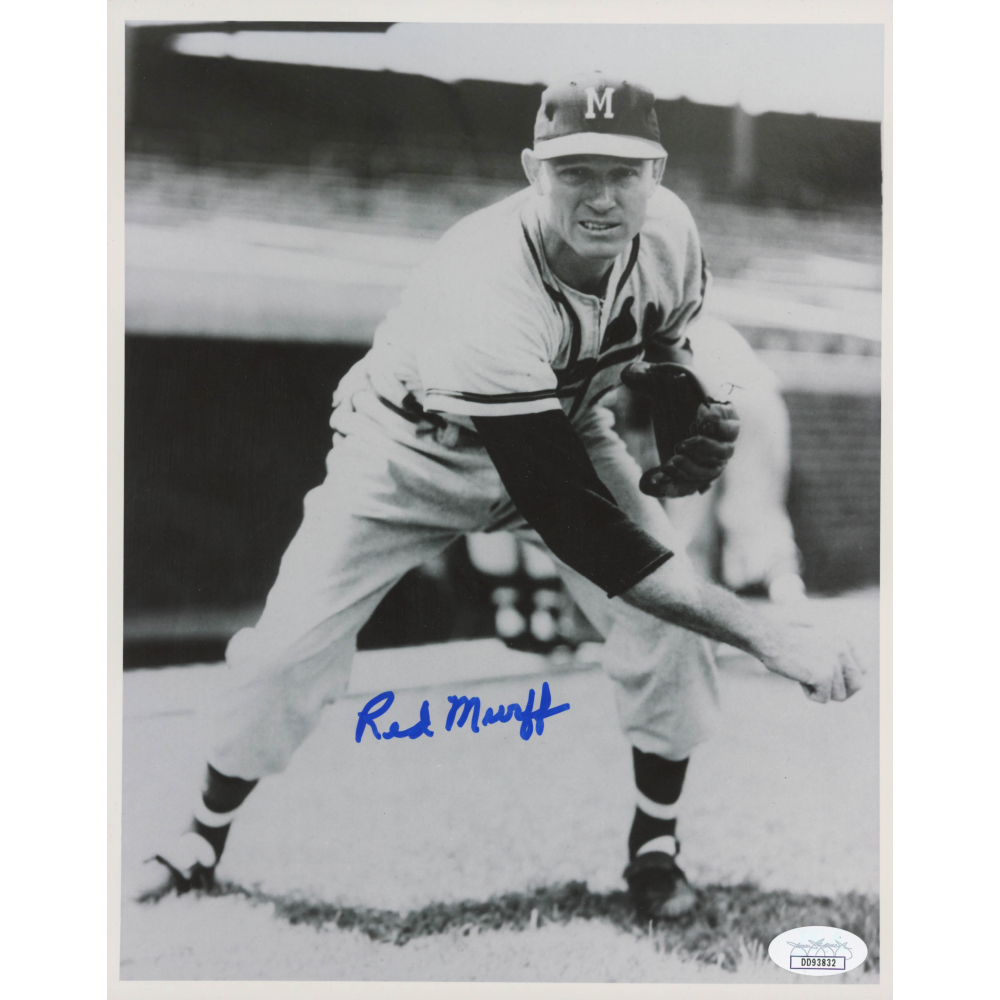 Red Murff Signed Braves 8x10 Photo (JSA COA) | Pristine Auction