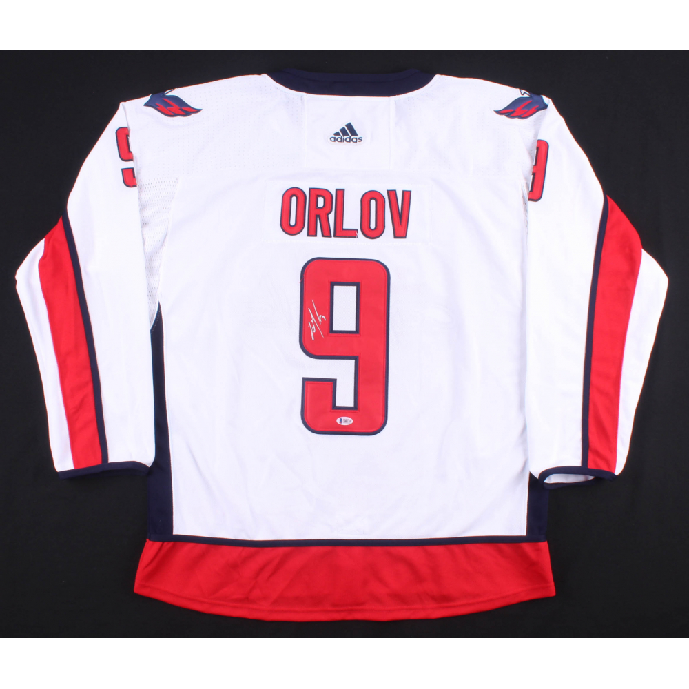 Dmitry Orlov Signed Capitals Jersey Beckett Coa Pristine Auction