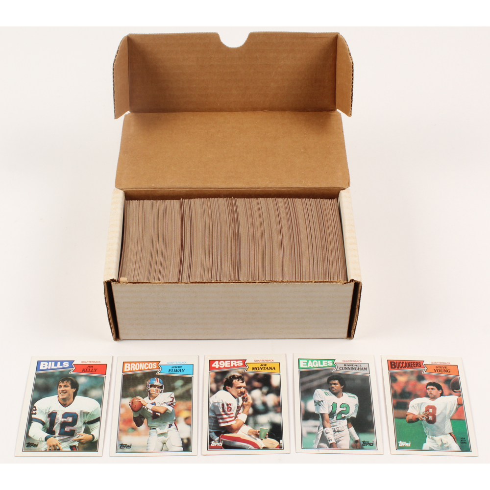 1987 Topps Complete Set of (396) Football Cards with #112 Joe Montana ...