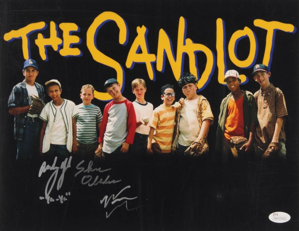 Marty York, Shane Obedzinski & Victor DiMattia Signed "The Sandlot ...