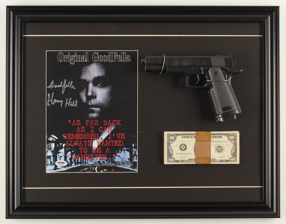 Henry Hill Signed "Goodfellas" 17.5x22.5 Custom Framed Print Display ...