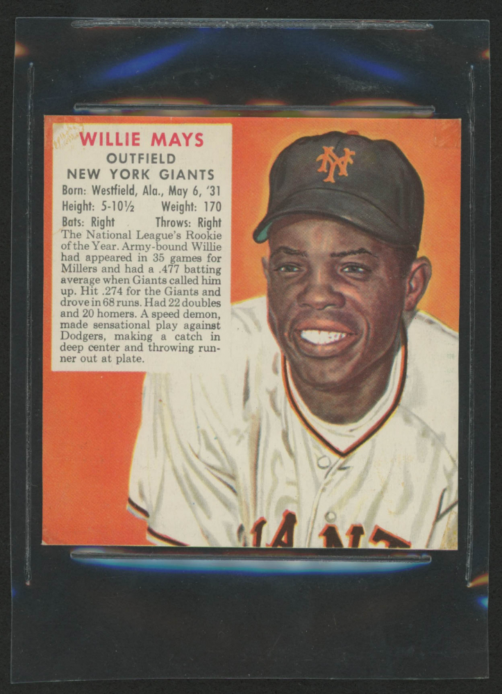 Willie Mays 1952 Red Man #NL15 | Pristine Auction
