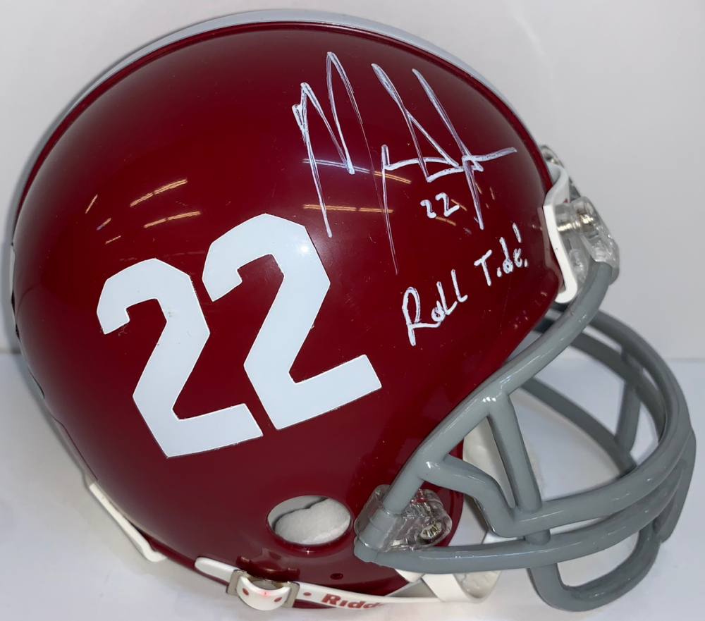 Mark Ingram Signed Alabama Crimson Tide Mini-Helmet Inscribed "Roll ...