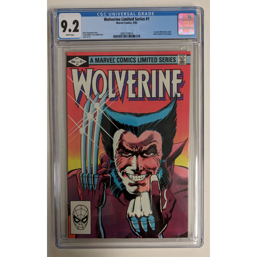 1982 "Wolverine" Issue #1 Marvel Comic Book (CGC 9.2) | Pristine Auction