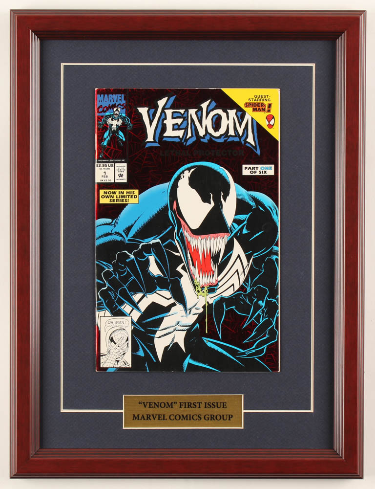 "Venom" Issue #1 Marvel 12.5x16.5 Custom Framed Comic Display ...