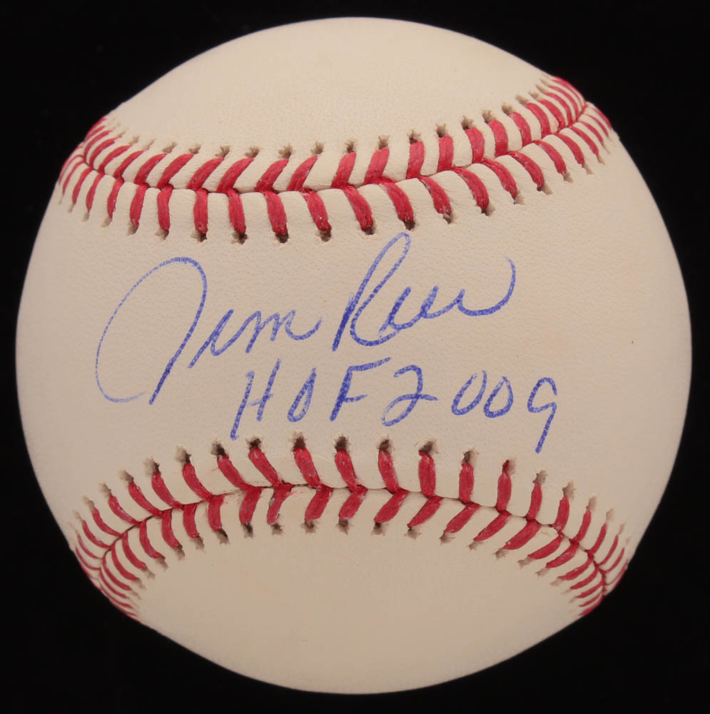 Jim Rice Signed OML Baseball Inscribed "HOF 2009" (JSA COA) | Pristine ...