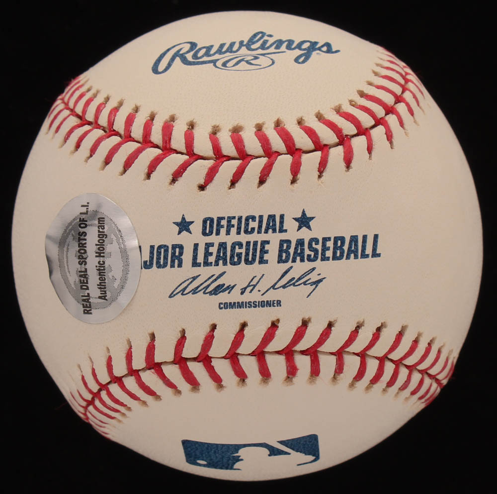 George "Shotgun" Shuba Signed OML Baseball Inscribed "Handshake of The ...