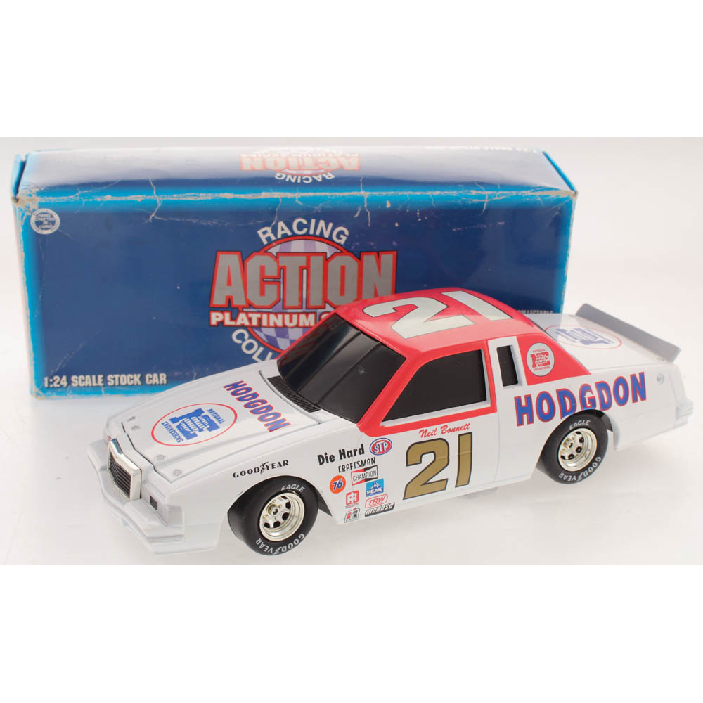 Neil Bonnett #21 LE 1996 Action / Hodgdon 1:24 Scale Die Cast Car Coin ...