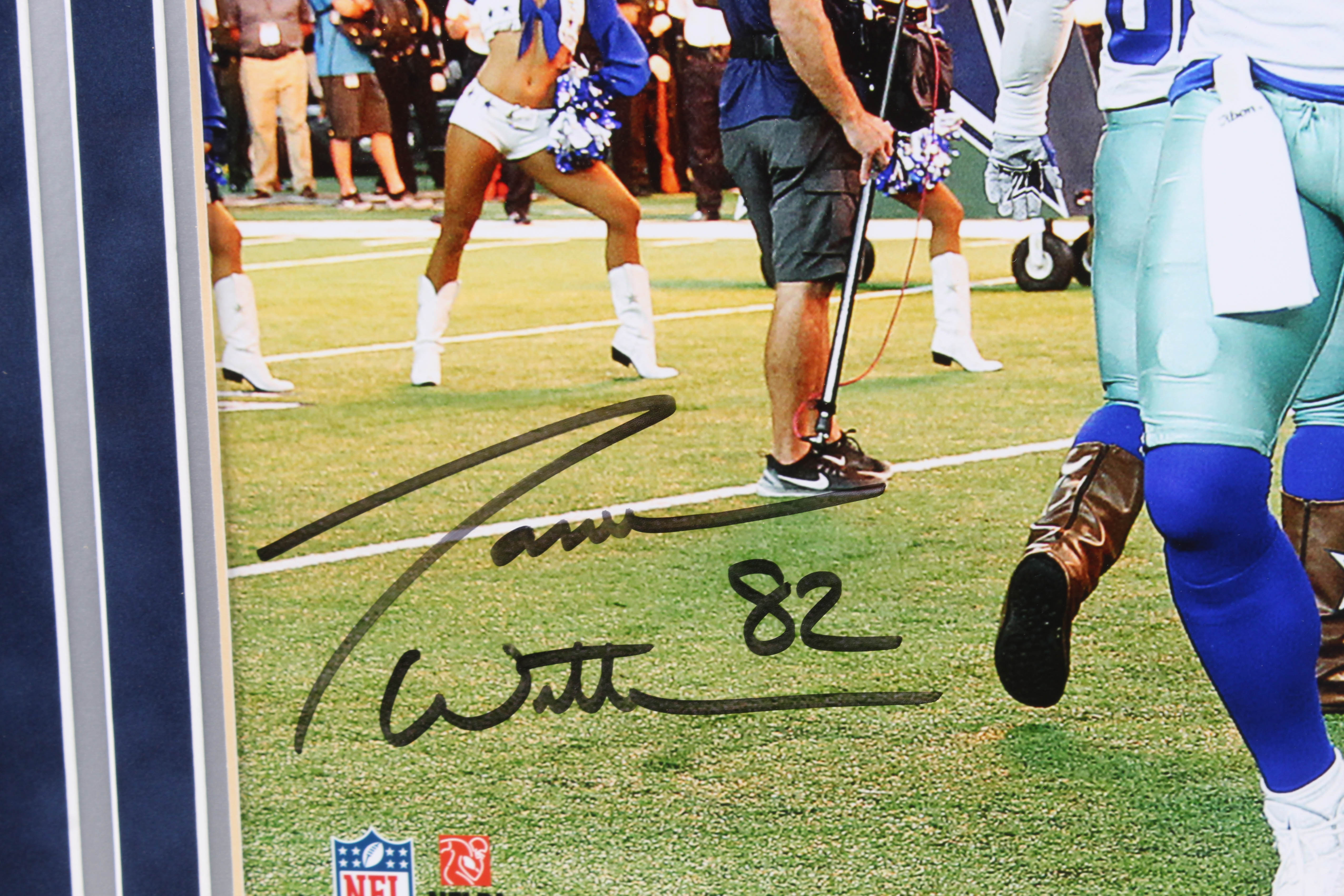 Jason Witten Signed Cowboys 22.5x30.5 Custom Framed Photo Display (JSA ...