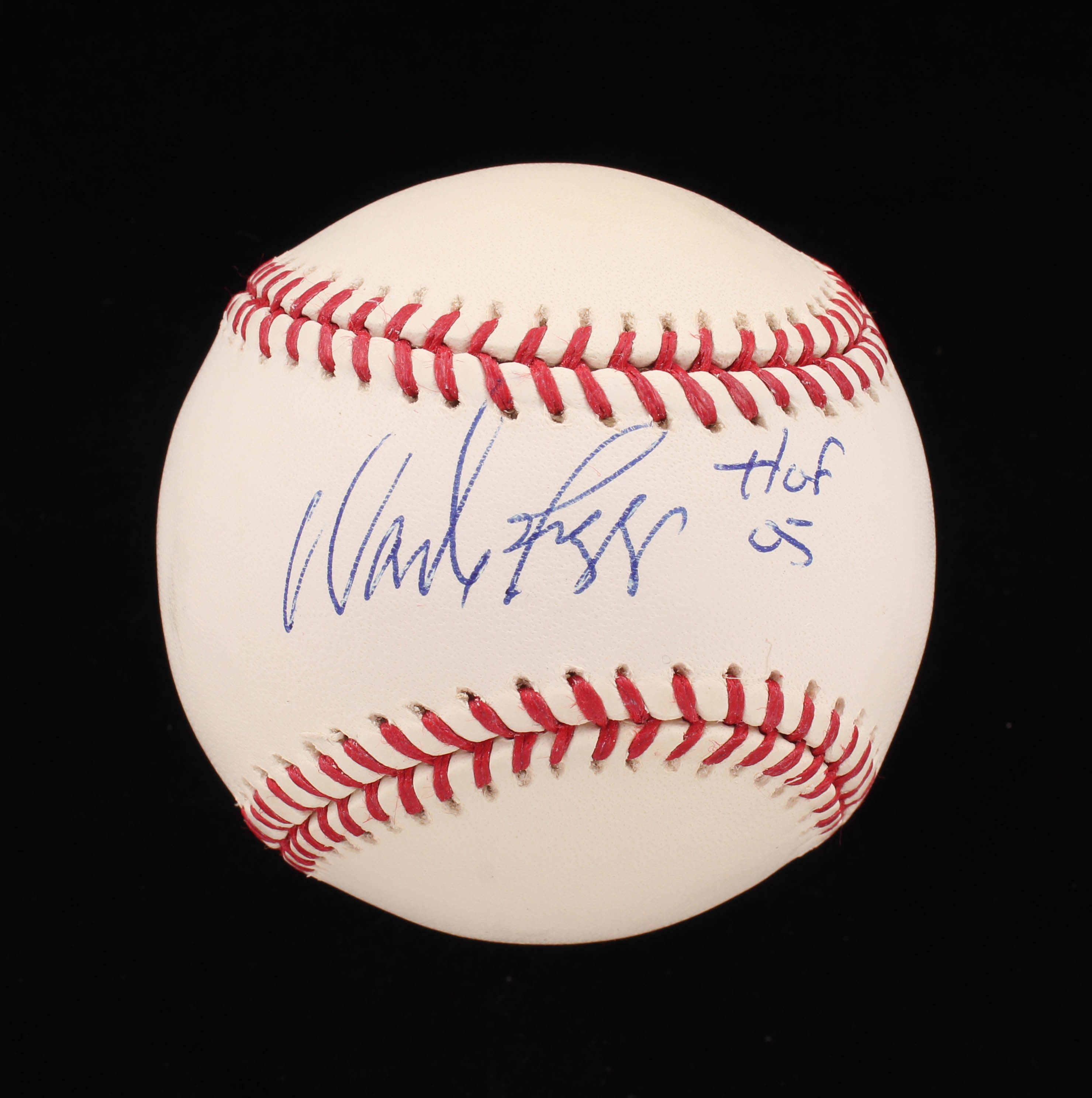 Wade Boggs Signed OML Baseball Inscribed "HOF 05" (JSA COA) | Pristine Auction