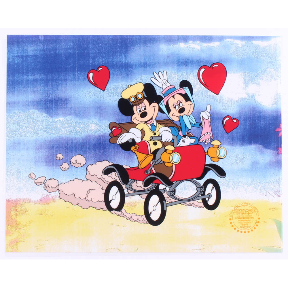 Walt Disney Mickey Mouse & Minnie Mouse "Nifty Nineties" LE 11x14 ...