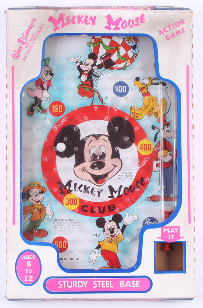 Original Vintage 1965 Walt Disney Mickey Mouse Club Pinball Game in ...